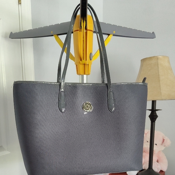 Joy Mangano | Bags | Joy Mangano Charcoal Tote Bag | Poshmark